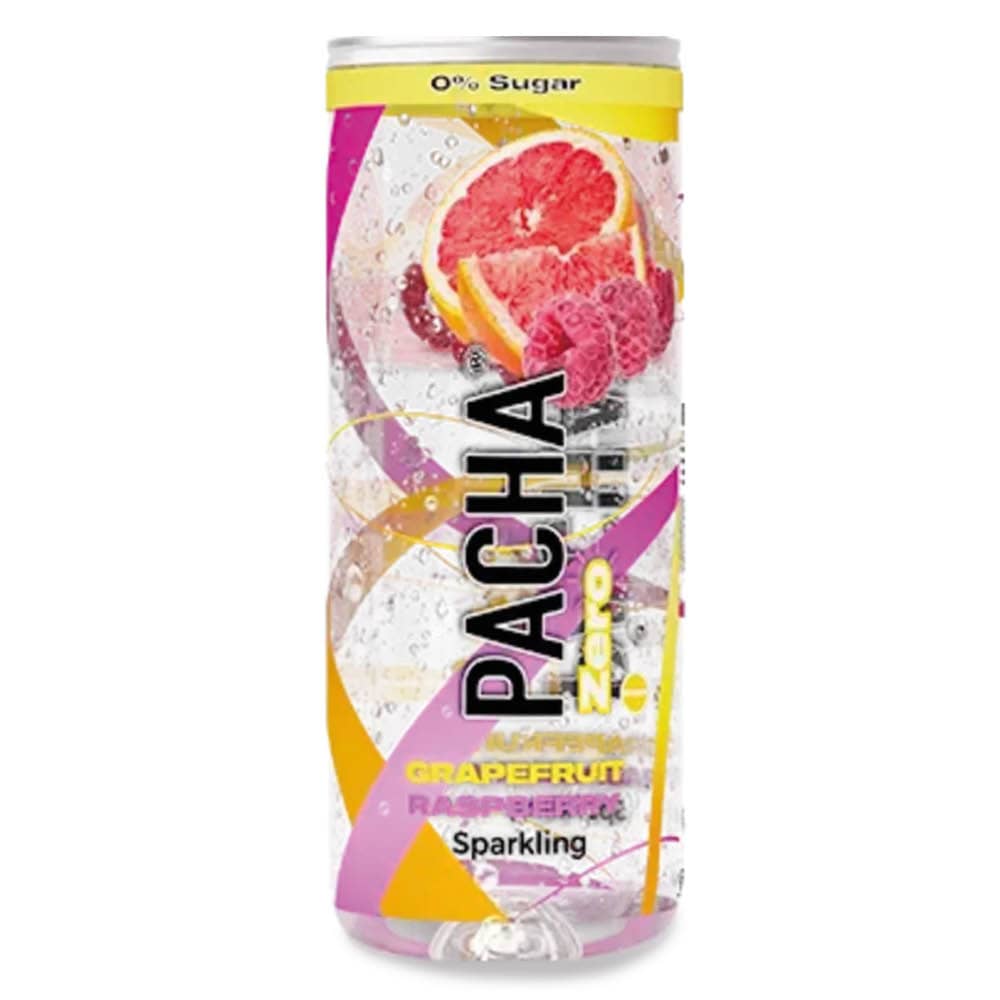 PACHA Zero Grapefruit-Raspberry (250 ml) - Tasty America ...