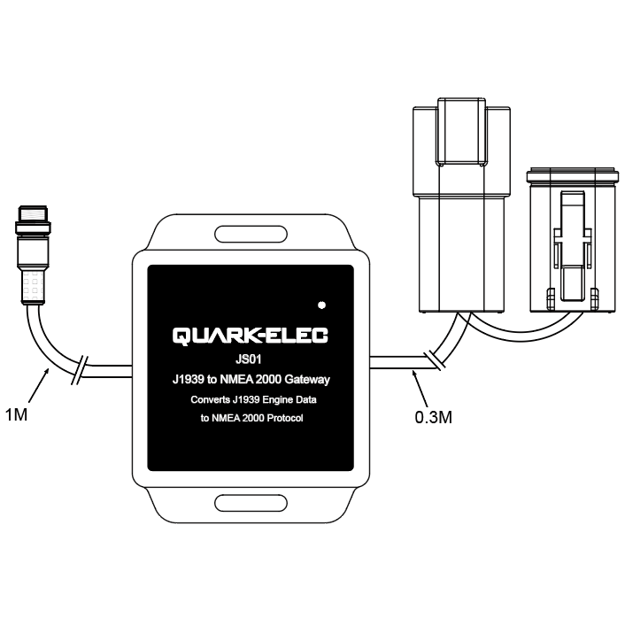 Quark JS01 J1939 Engine Gateway - Marinwebben.se