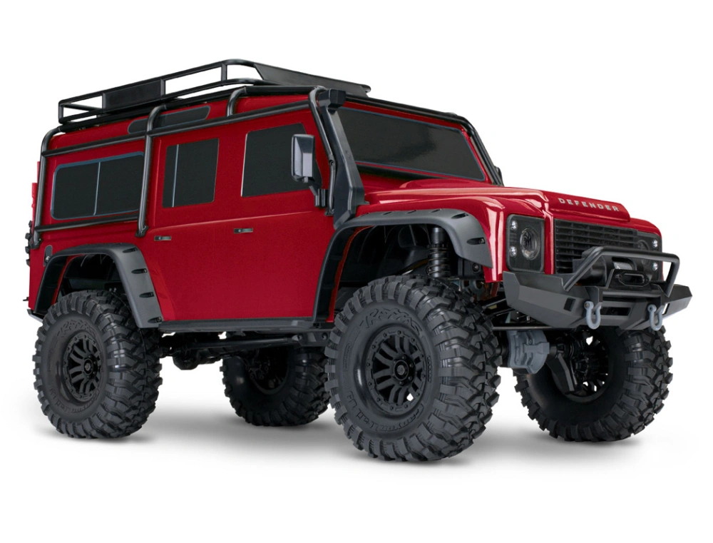 RC Sweden AB - Traxxas TRX-4 Land Rover Defender Clipless Red RTR