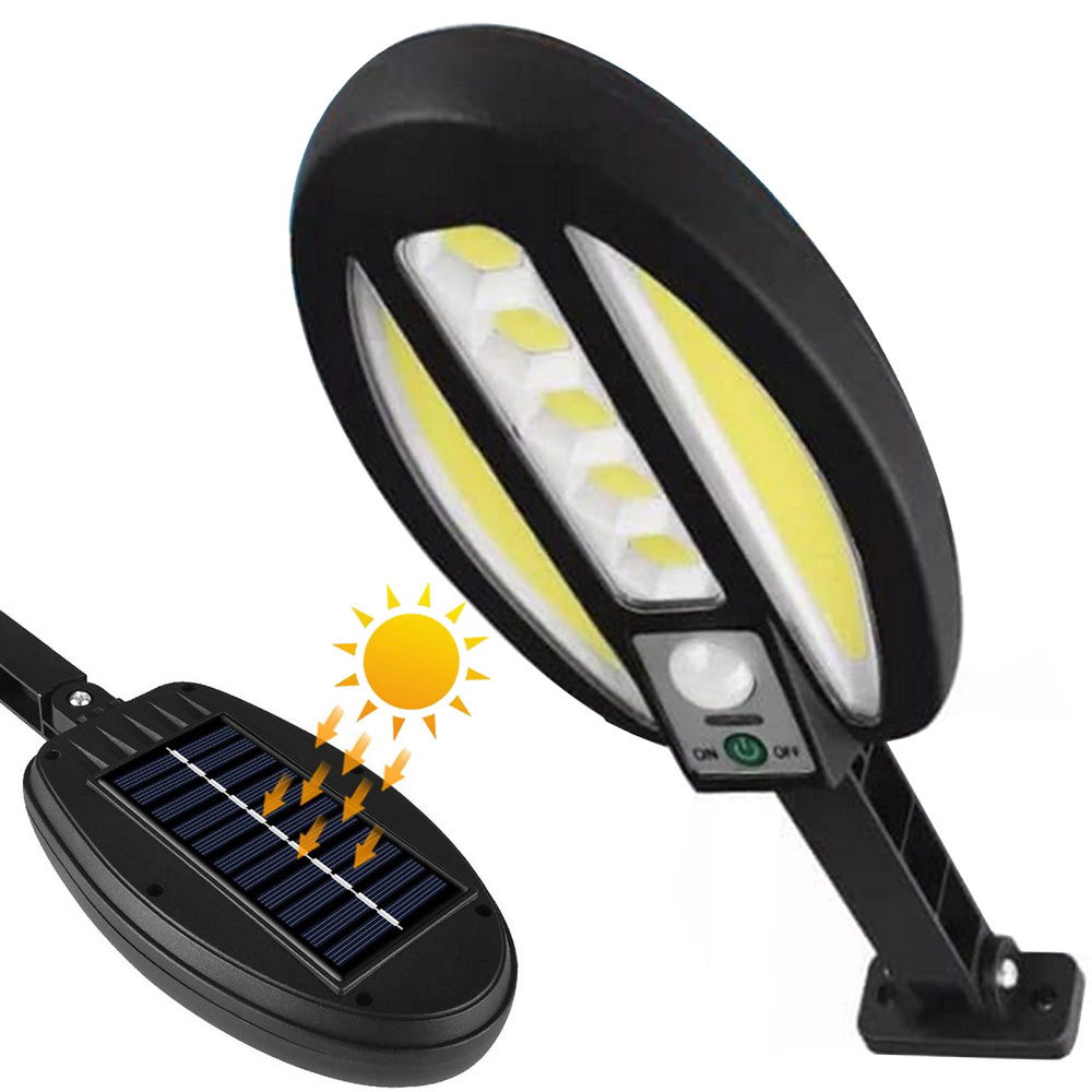 Kraftfull 95-LED Solcellslampa med Rörelse- och Skymningssensor - TemNet