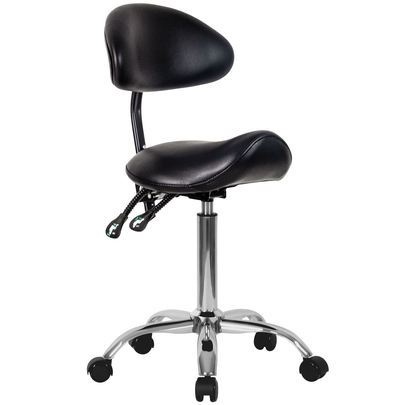 ST018 sadelstol med ryggstöd