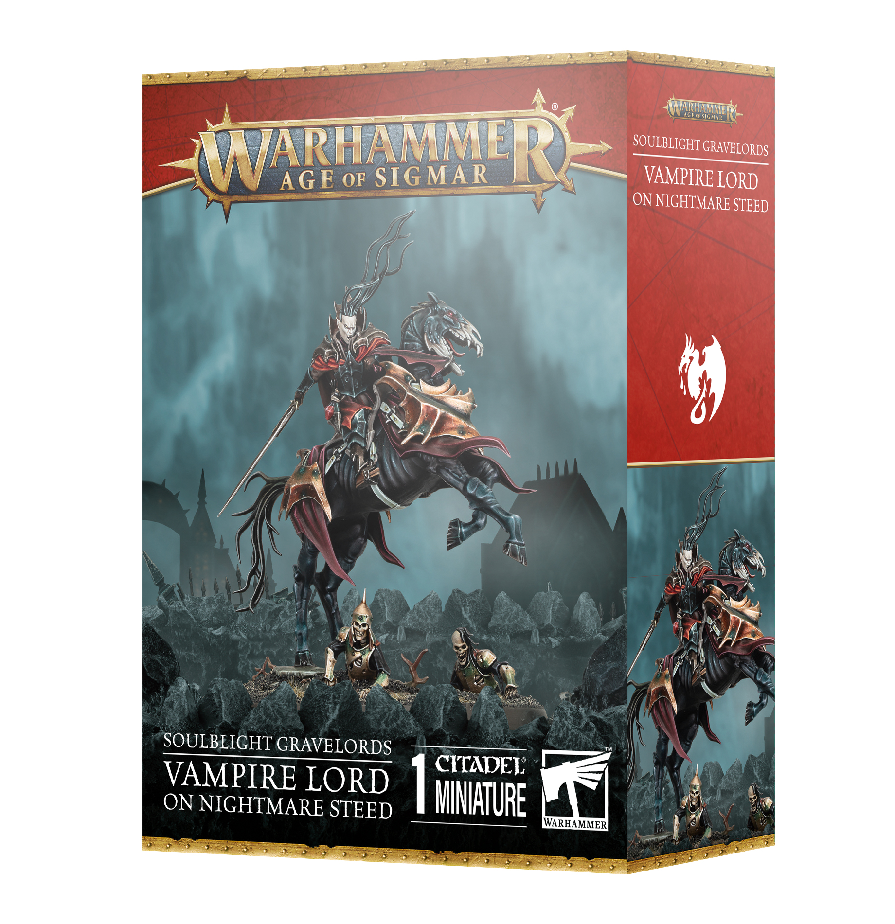 Soulblight Gravelords: Vampire Lord on Nightmare Steed - Habo Hobby