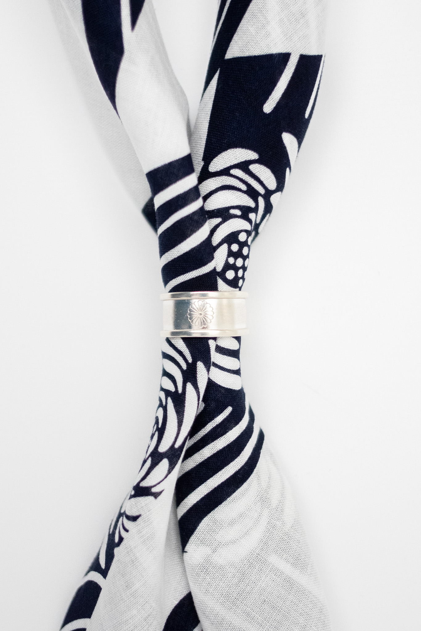 Kobashi Studio - S11 Bandana Ring Silver - Göteborg Manufaktur