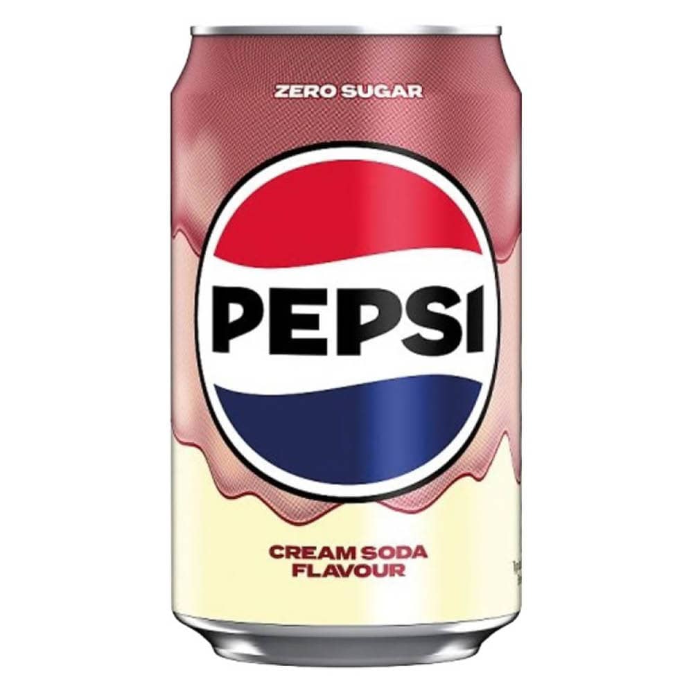 Pepsi Cream Soda (330 ml) - Tasty America- American Candy, Snacks, Food & Soda Online