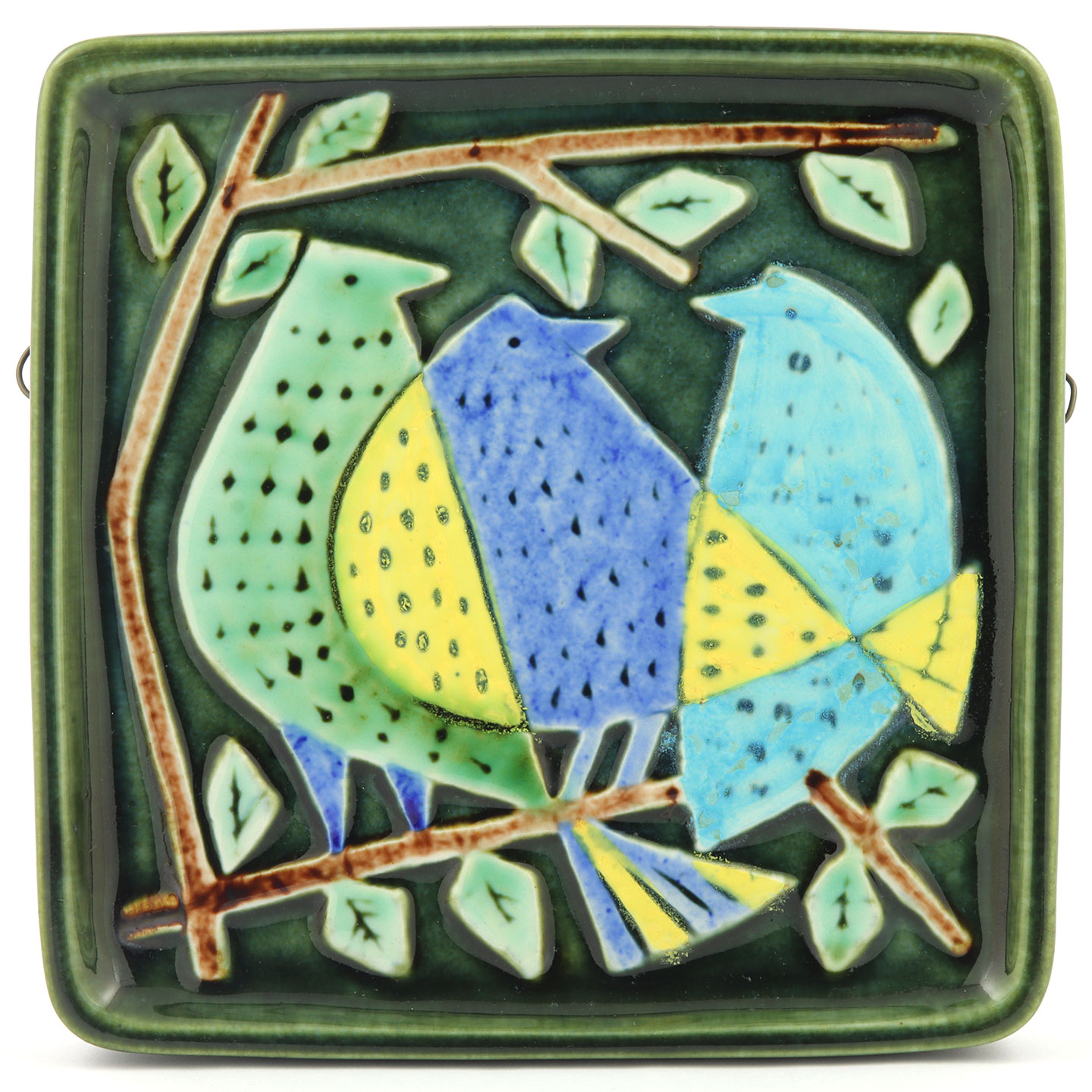 Lisa Larson (Harlekin 1960) Brilliant Birds Wall Plaque 20 cm (4)