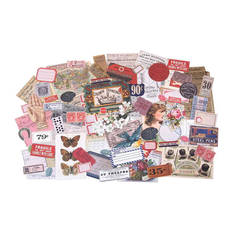 Tim Holtz Idea Ology Ephemera Pack Keepsakes Bumblebee S Craft Shop