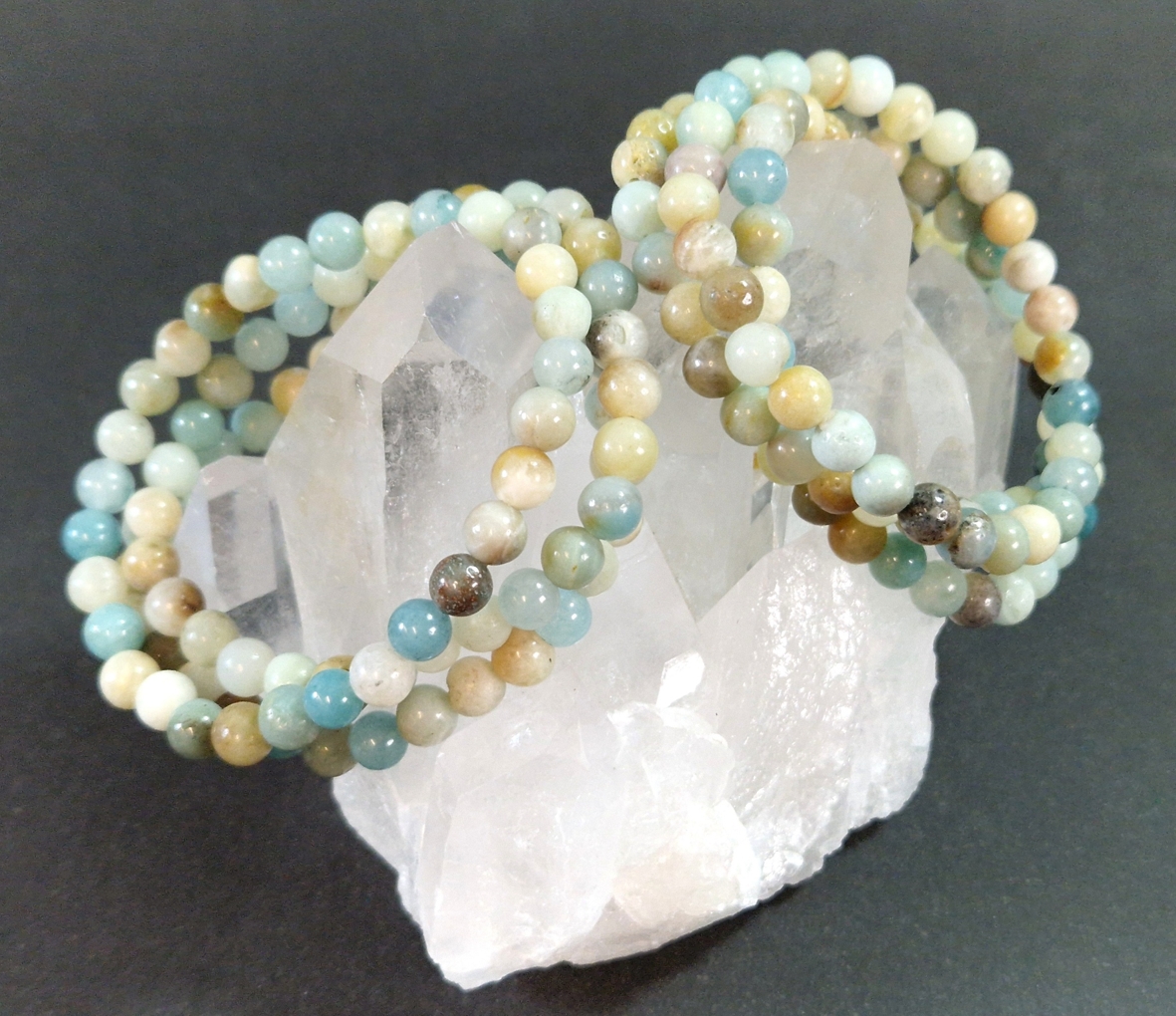 Stengarden.com - Amazonit Armband - 5 mm Pärlor