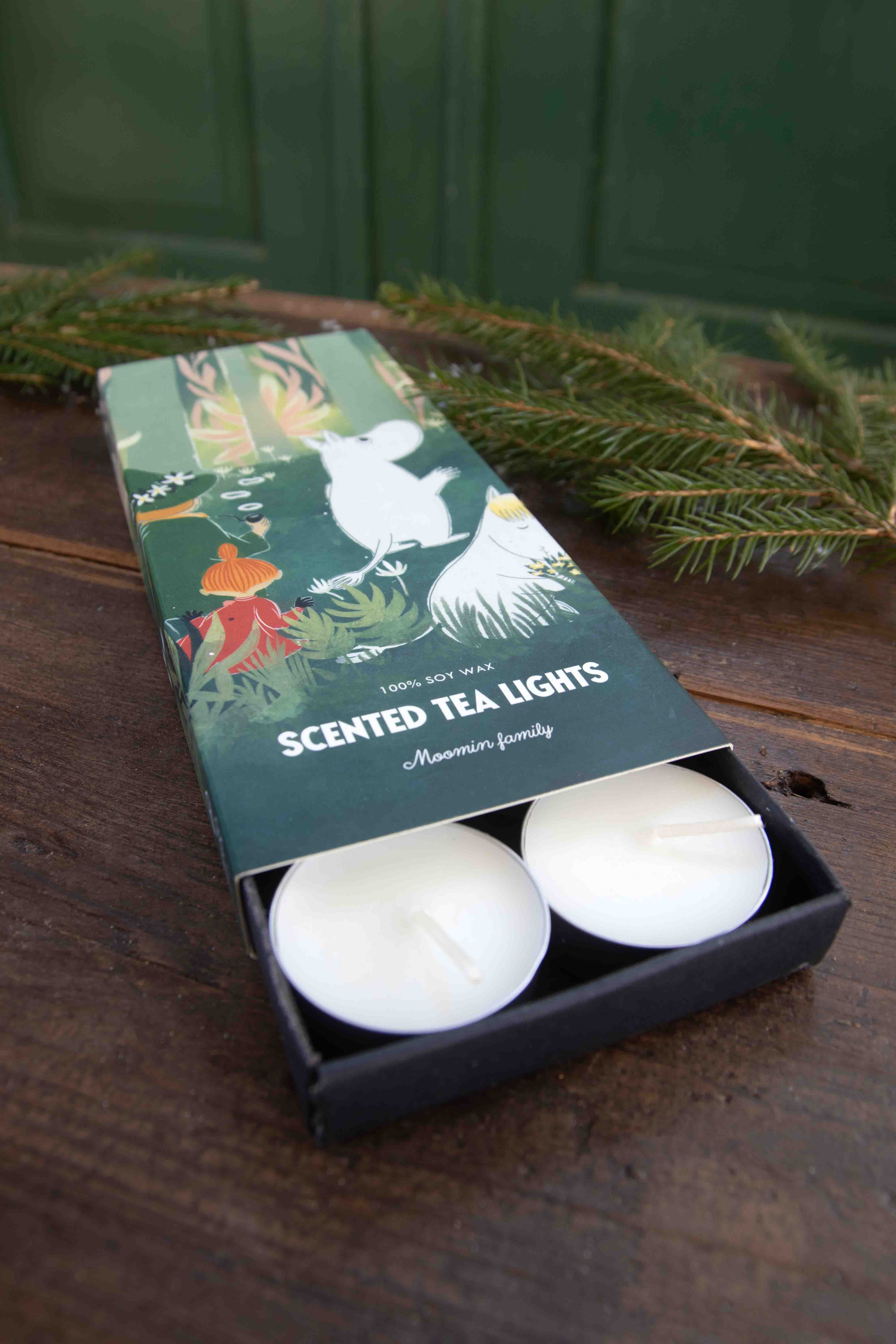 SCENTED TEALIGHTS MOOMIN FAMILY 10-PCS - Pluto Design Retailers
