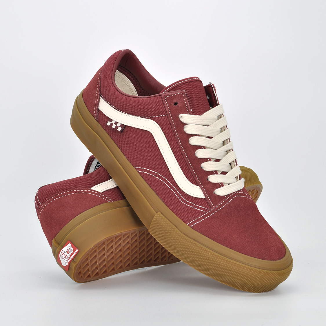 Vans - Skate Old Skool Red/Gum - Appertiff Workshop