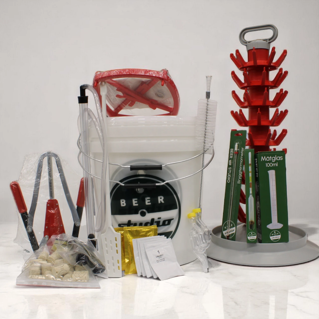 Startpaket deluxe till vinbryggning med egen frukt - BryggBolaget