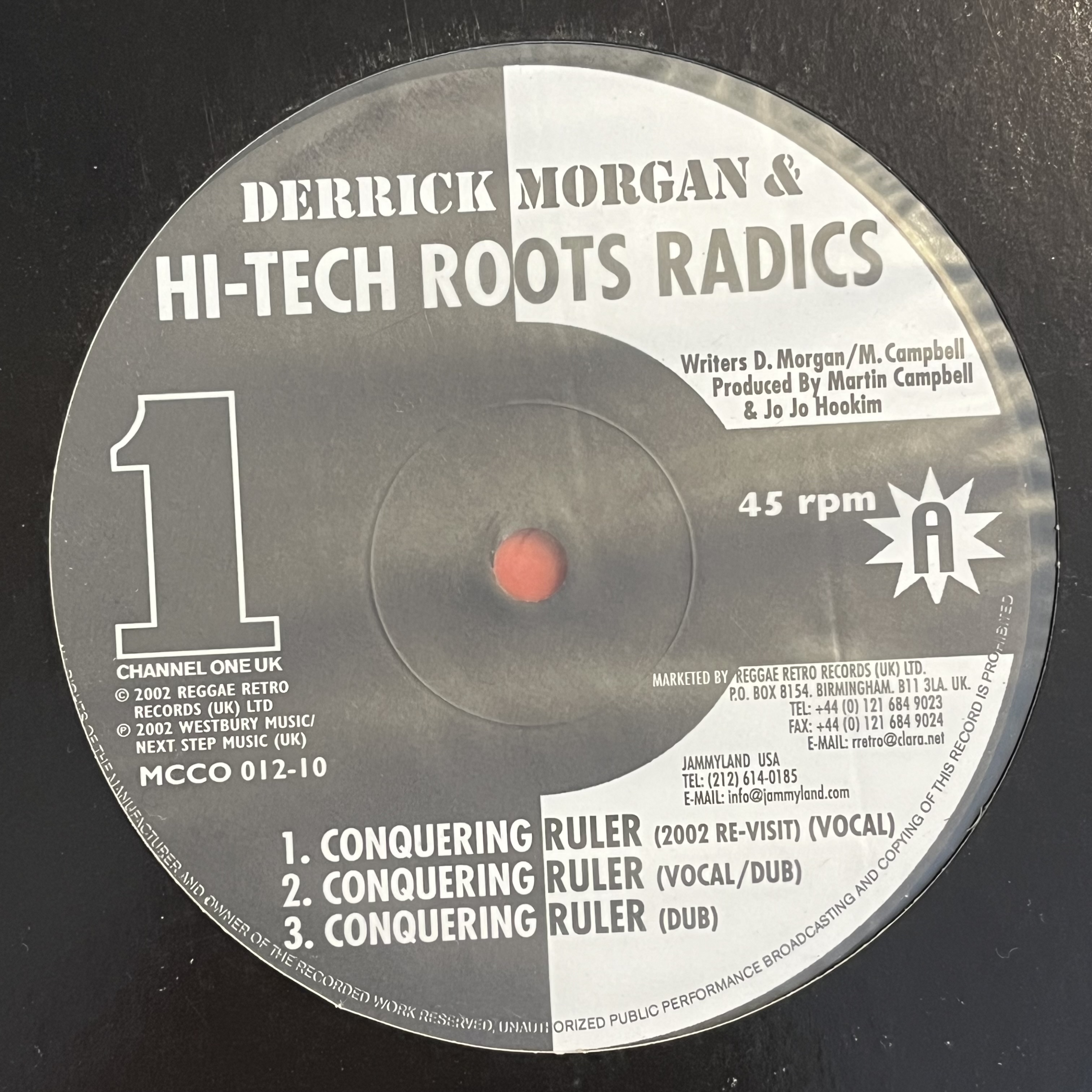 Derrick Morgan, Martin Campbell & Hi Tech Roots Radics – Conquering ...