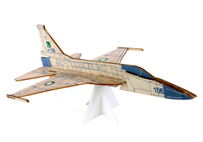 JF-17 Thunder 'Hand Glider', Balsa Wood Kit - Habo Hobby