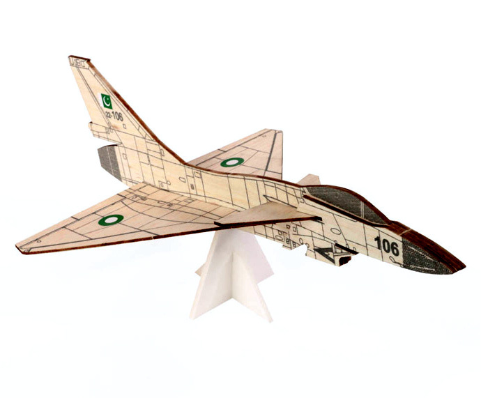 J-10C Vigorous Dragon 'Hand Glider', Balsa Wood Kit - Habo Hobby