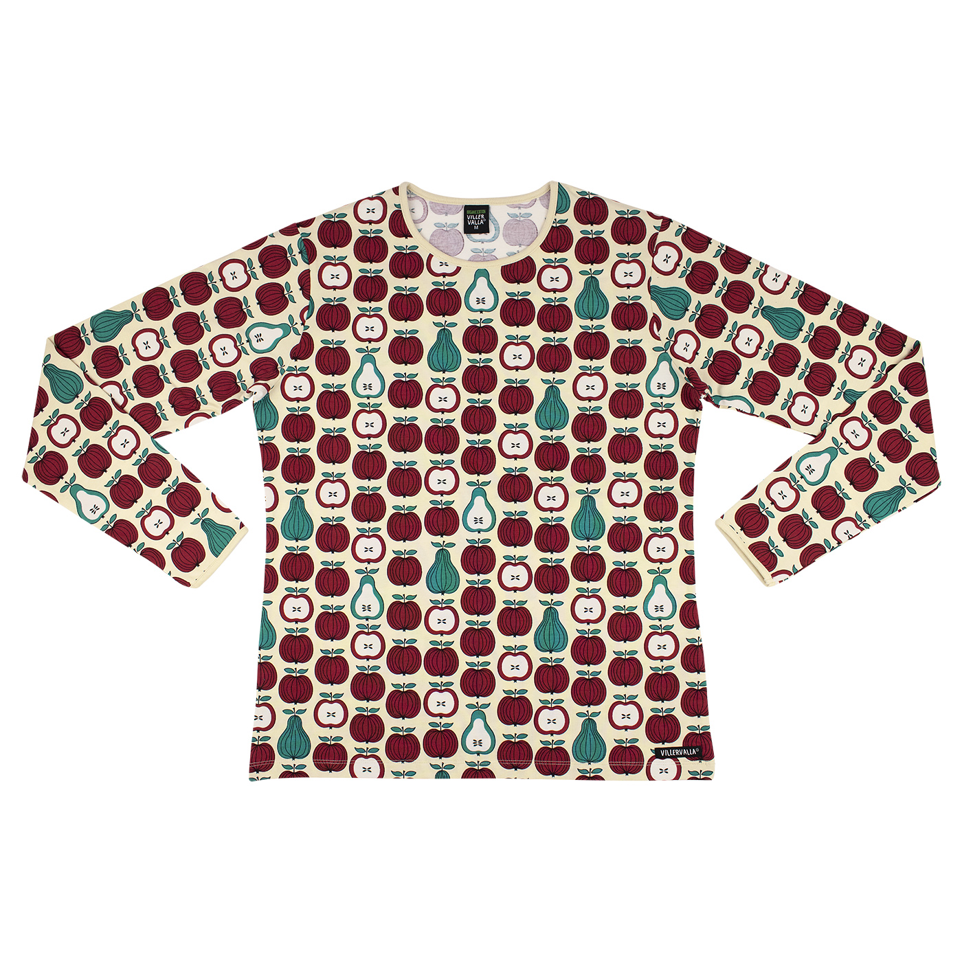 adult t-shirt GARDEN FRUIT LGT BEIGE | ECO clothing for kids Villervalla®