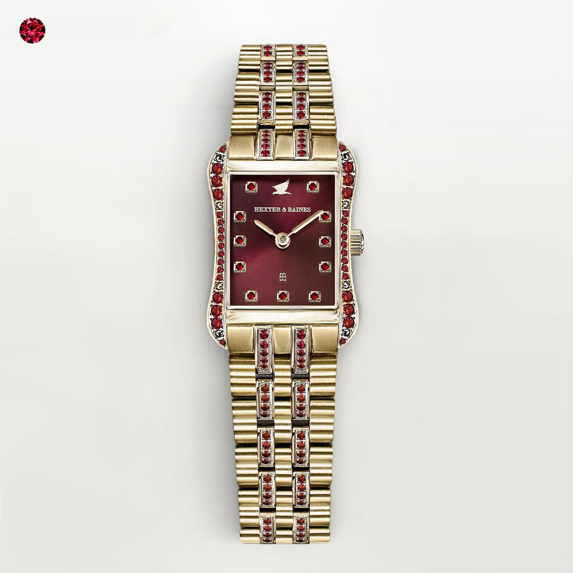 H&B Cronvas Duo, Ruby & Gold - Hexter & Baines