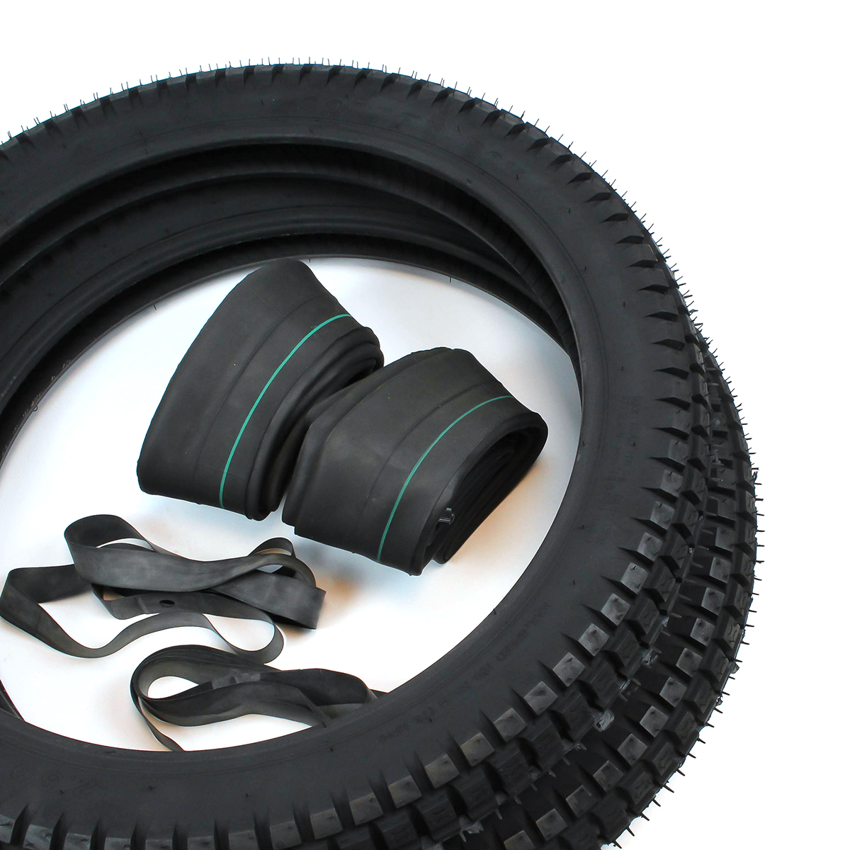 Däckpaket Shinko 2,50x15 (Golden Boy) SR241 - Mopedrenovering