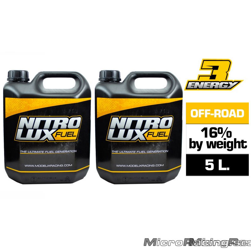 NITROLUX - Fuel Energy3 Off Road Pro 16% By Weight EU - 5L - MicroRacing