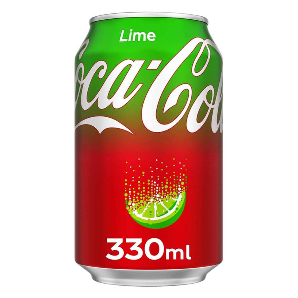 Coca Cola Lime 330ml - Tasty America- American Candy, Snacks, Food ...