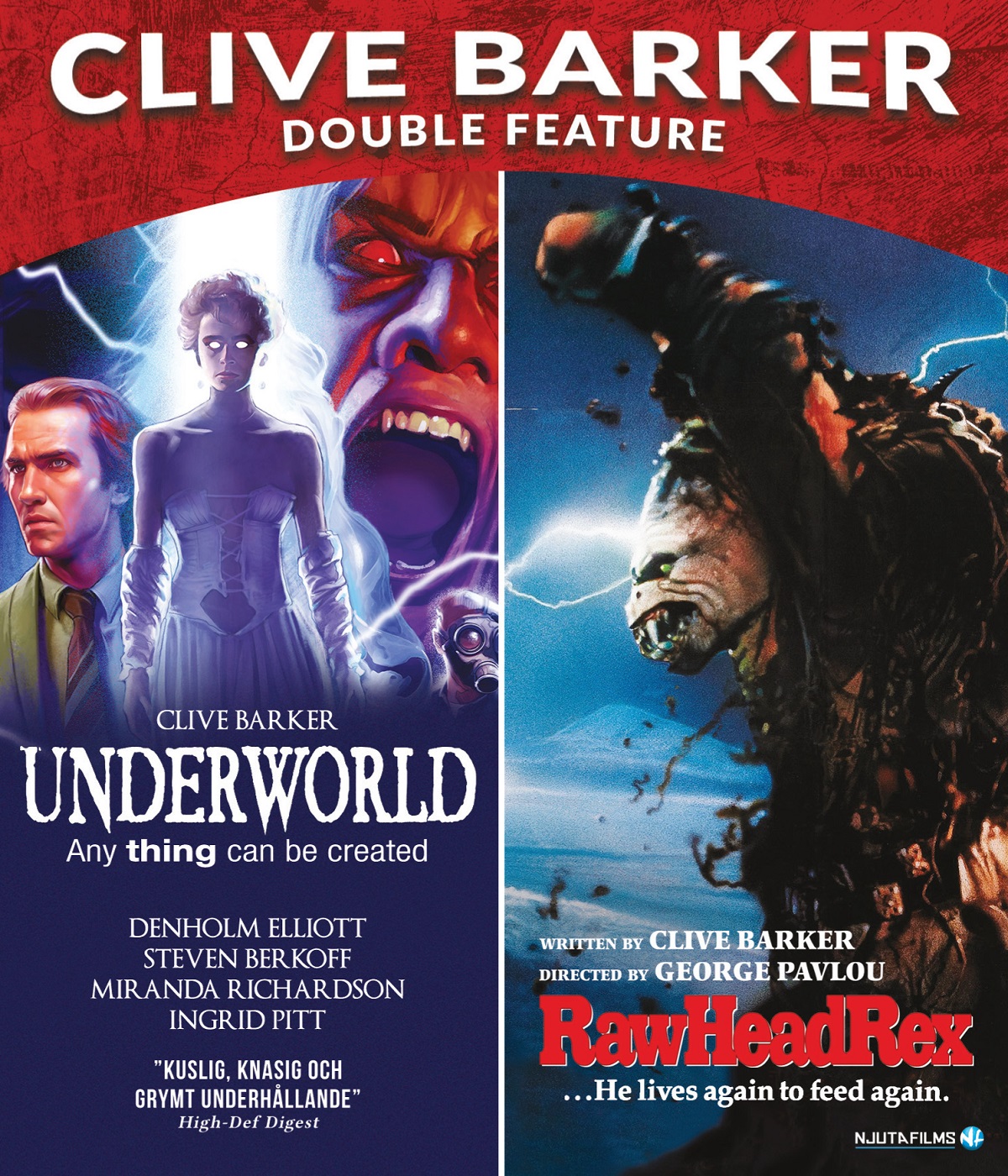 Rawhead Rex / Underworld (Blu-ray) - Kvarnvideo.se