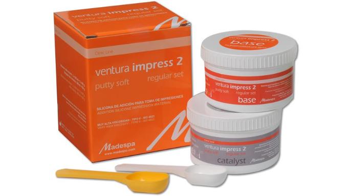 Ventura A-silicone Impress 2.0 Putty Soft Regular Set 2 x 300 ml