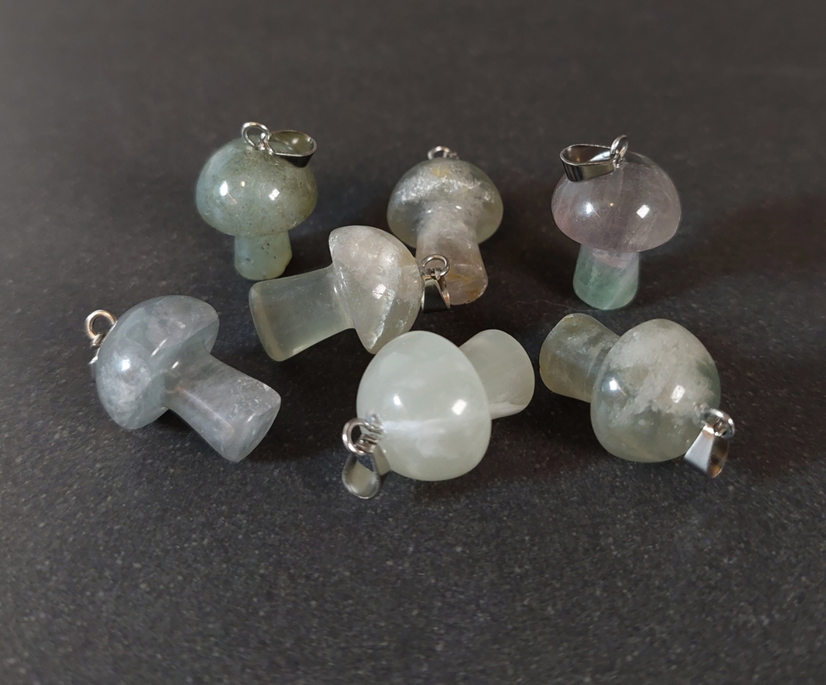 Stengarden.com - Fluorit Svamp Hänge