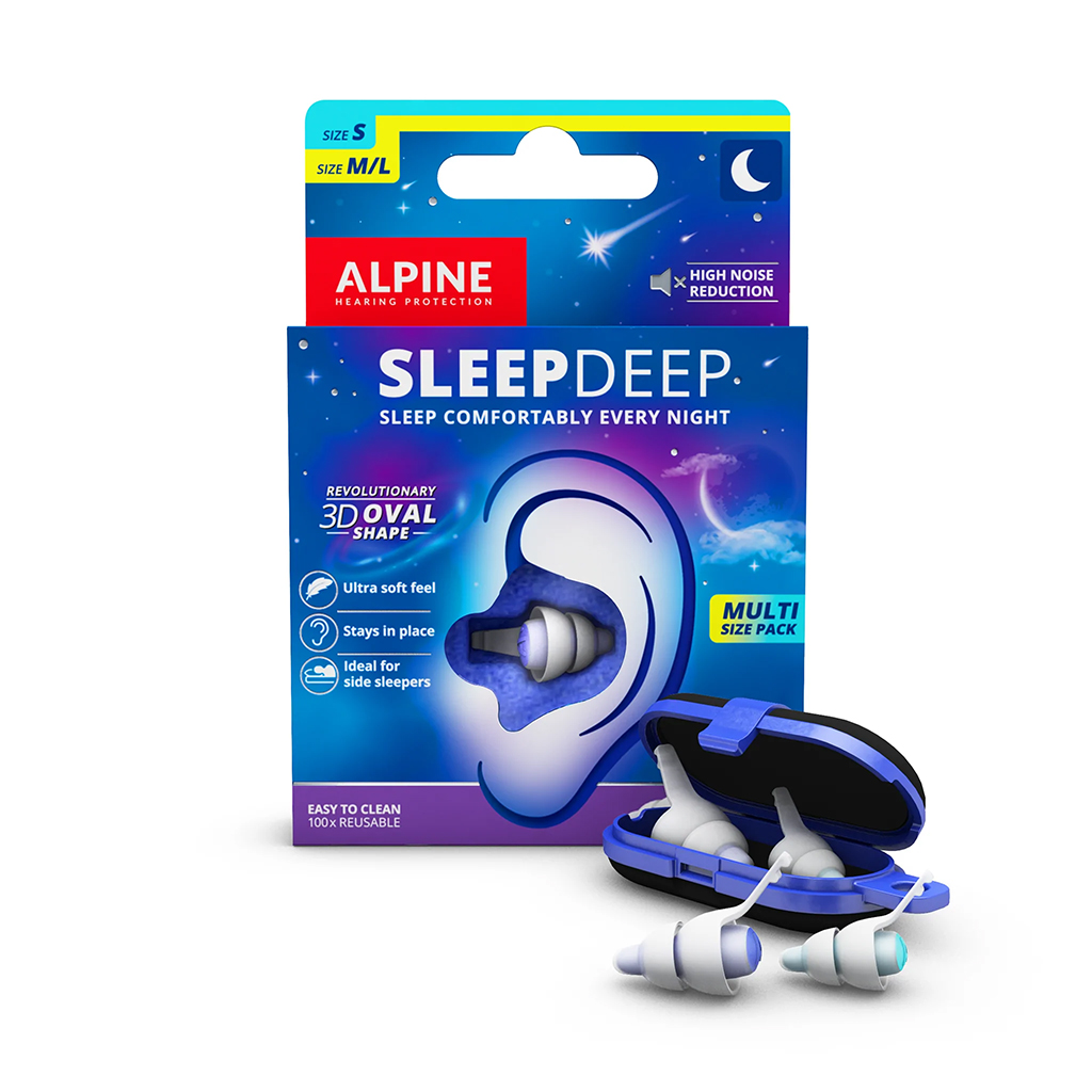 Alpine SleepDeep - Bekväma öronproppar för sömn - Hörapparatsbatteributiken