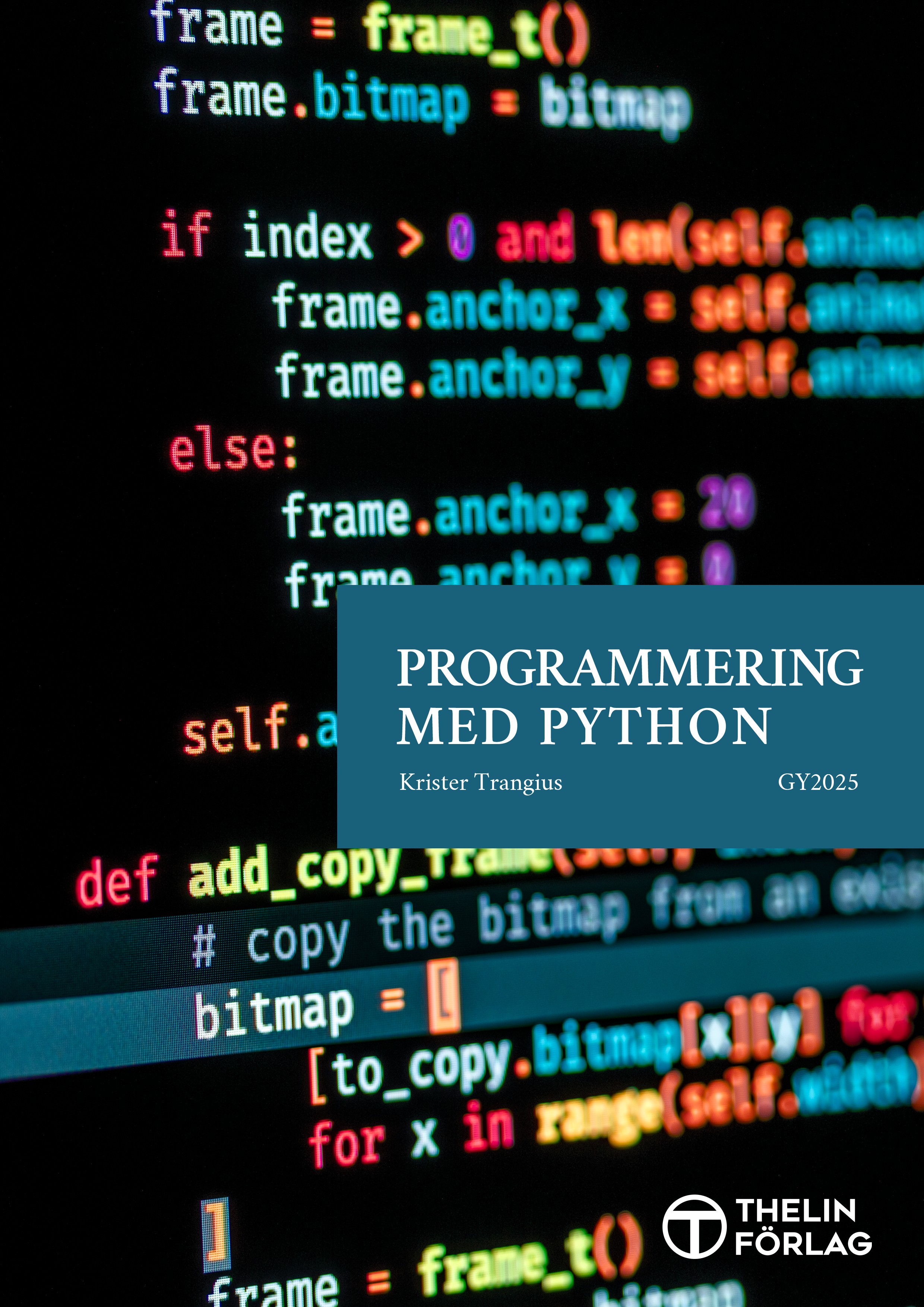 Programmering med Python Gy25 - Lärobok - Skolportalen Privat