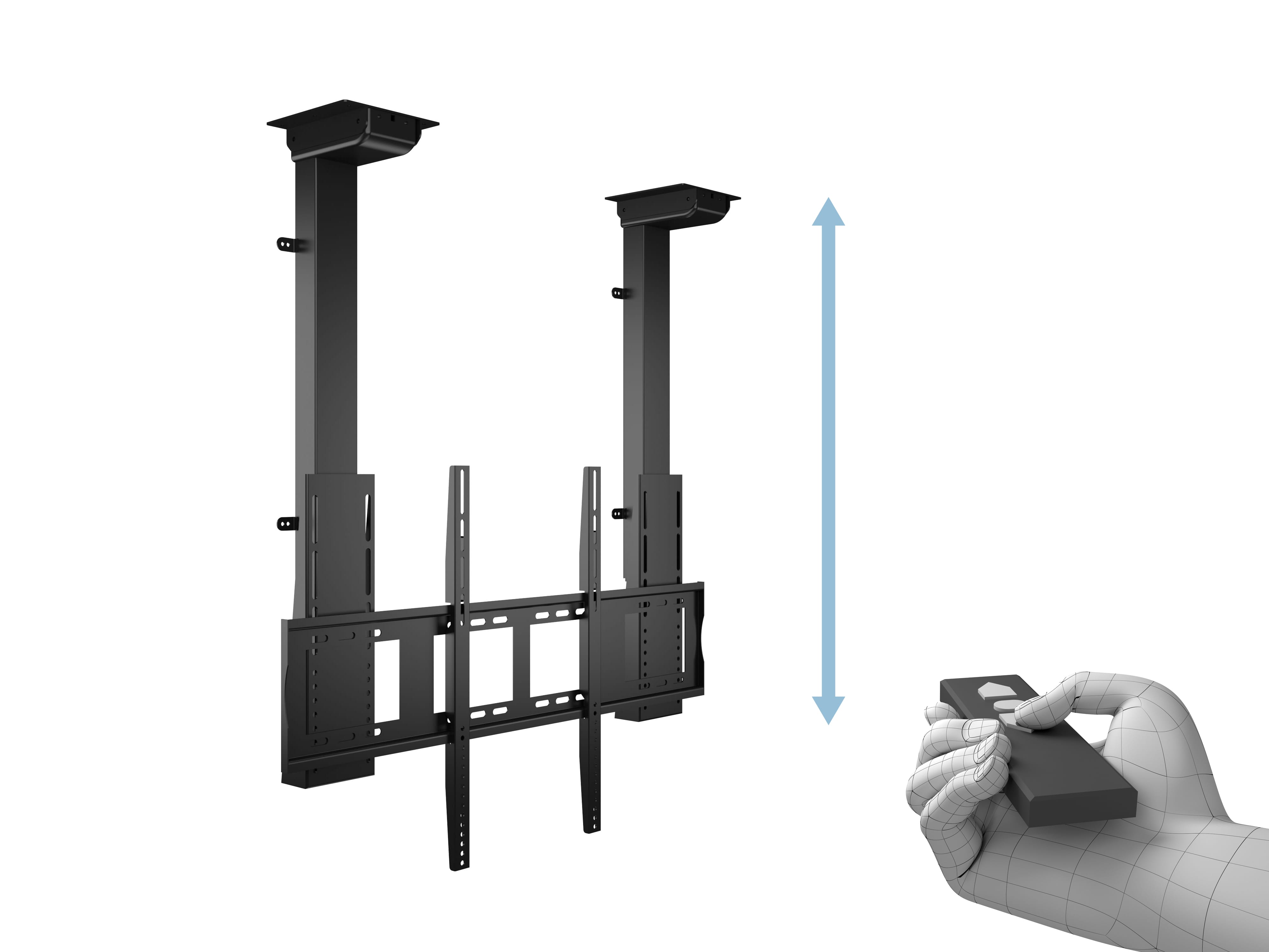 M Motorized TV Lift Duo X-Large Drop Down - Multibrackets