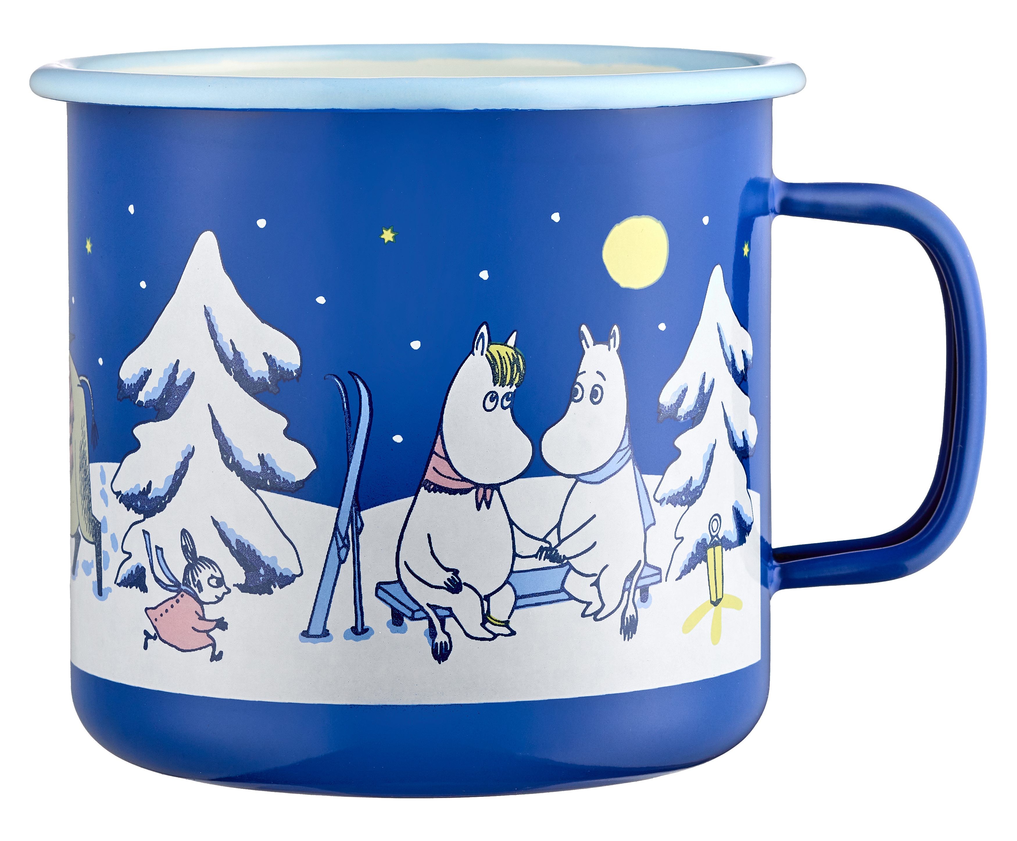 Mumin Emaljmugg 8 dl - Starry Night - Nellispresenter