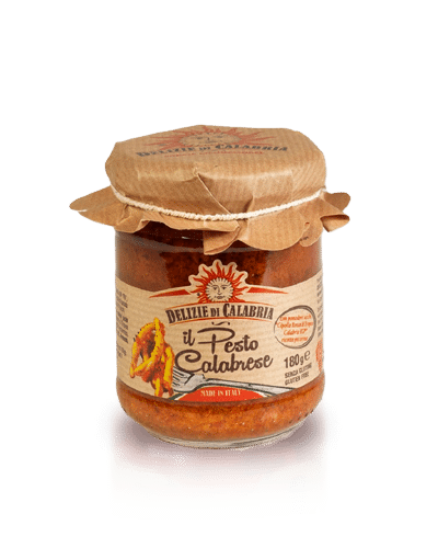 Delizie di Calabria, Pesto Calabrese, 180 g - Italienska delikatesser