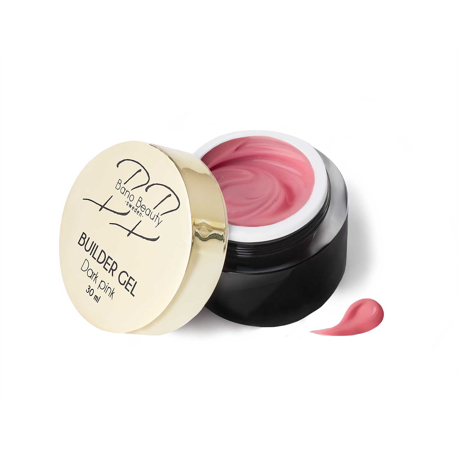 Builder Gel Dark Pink – Hållbar mörkrosa gel för vackra naglar