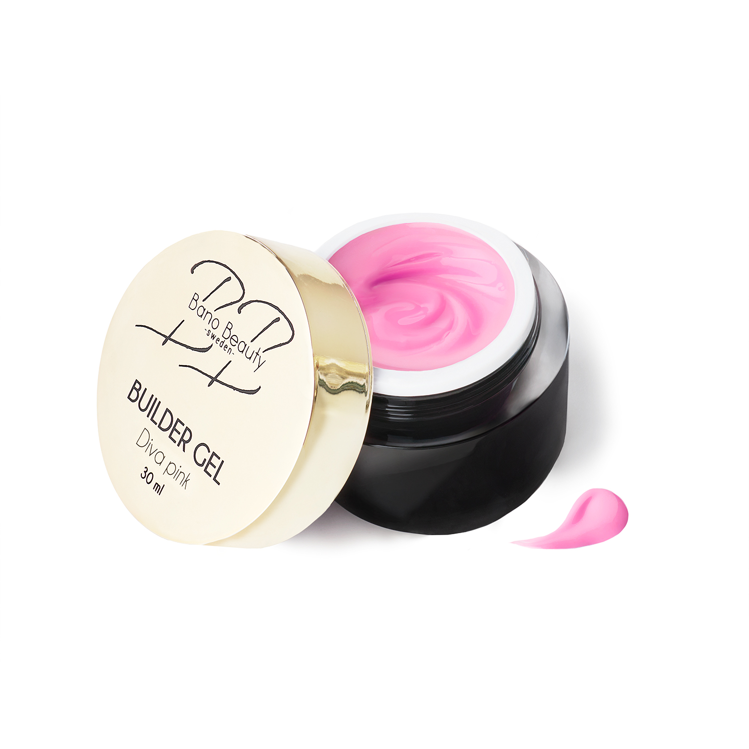 Builder gel: Diva pink - Bano Beauty Sweden AB