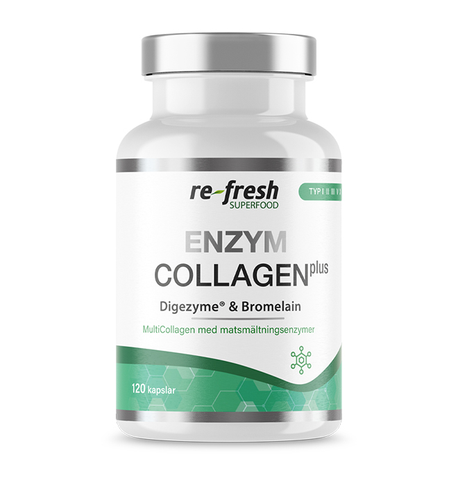 Enzyme Collagen Plus - 120 kapslar - Proteinbutiken.se