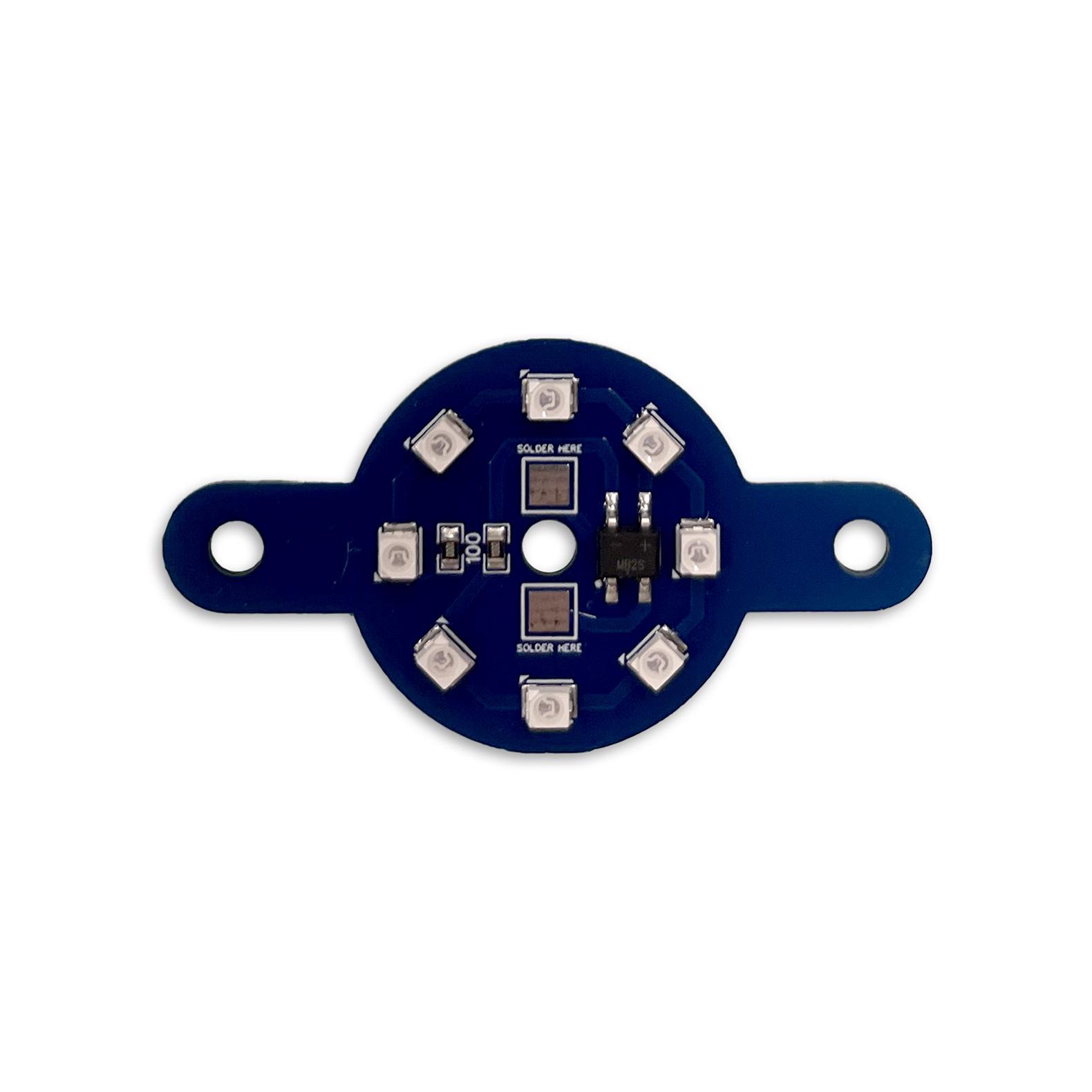 8-LED PCB Flasher Lamp Board - Blue - MOD - Free Play