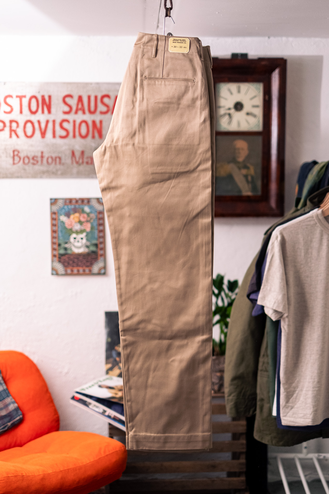 Buzz Rickson’s - Early Military Chinos 1945 Model Beige - Göteborg ...