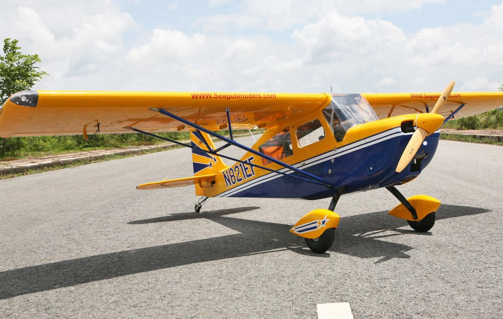 RC Sweden AB - Seagull 394Y Decathlon 60-80cc 3100mm Yellow New version