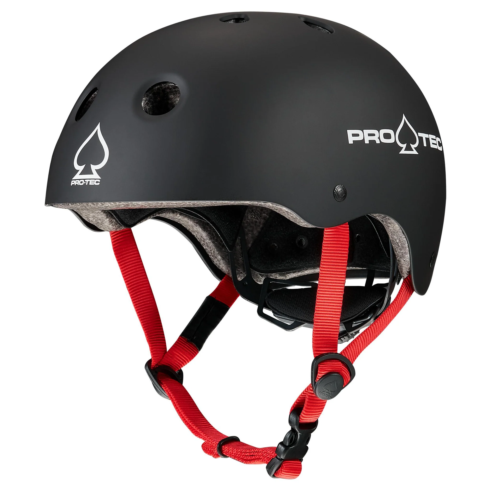 Pro-Tec Junior Classic Certified Skateboard Helmet Matte Black ...