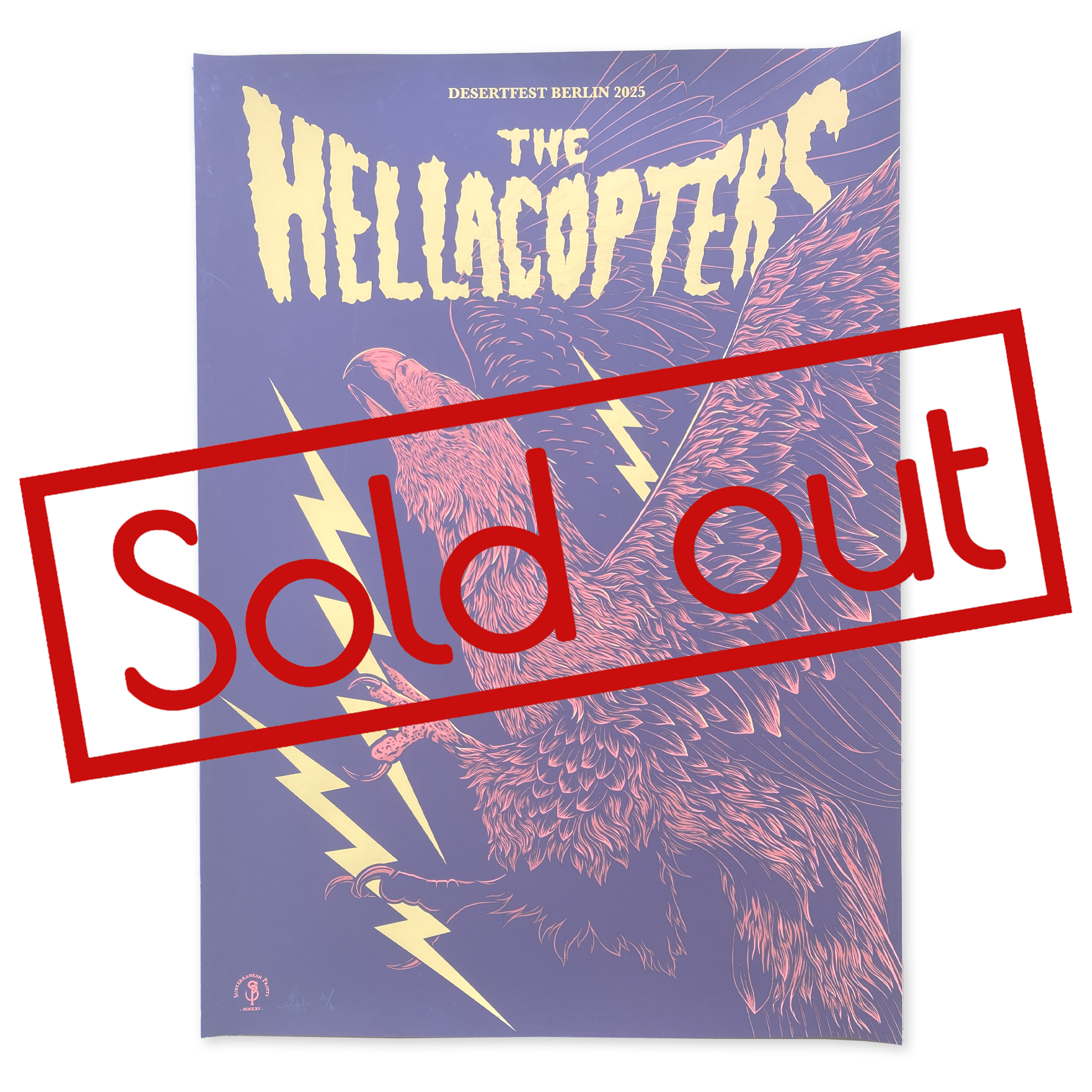 THE HELLACOPTERS - POSTER, DESERTFEST - Distbox