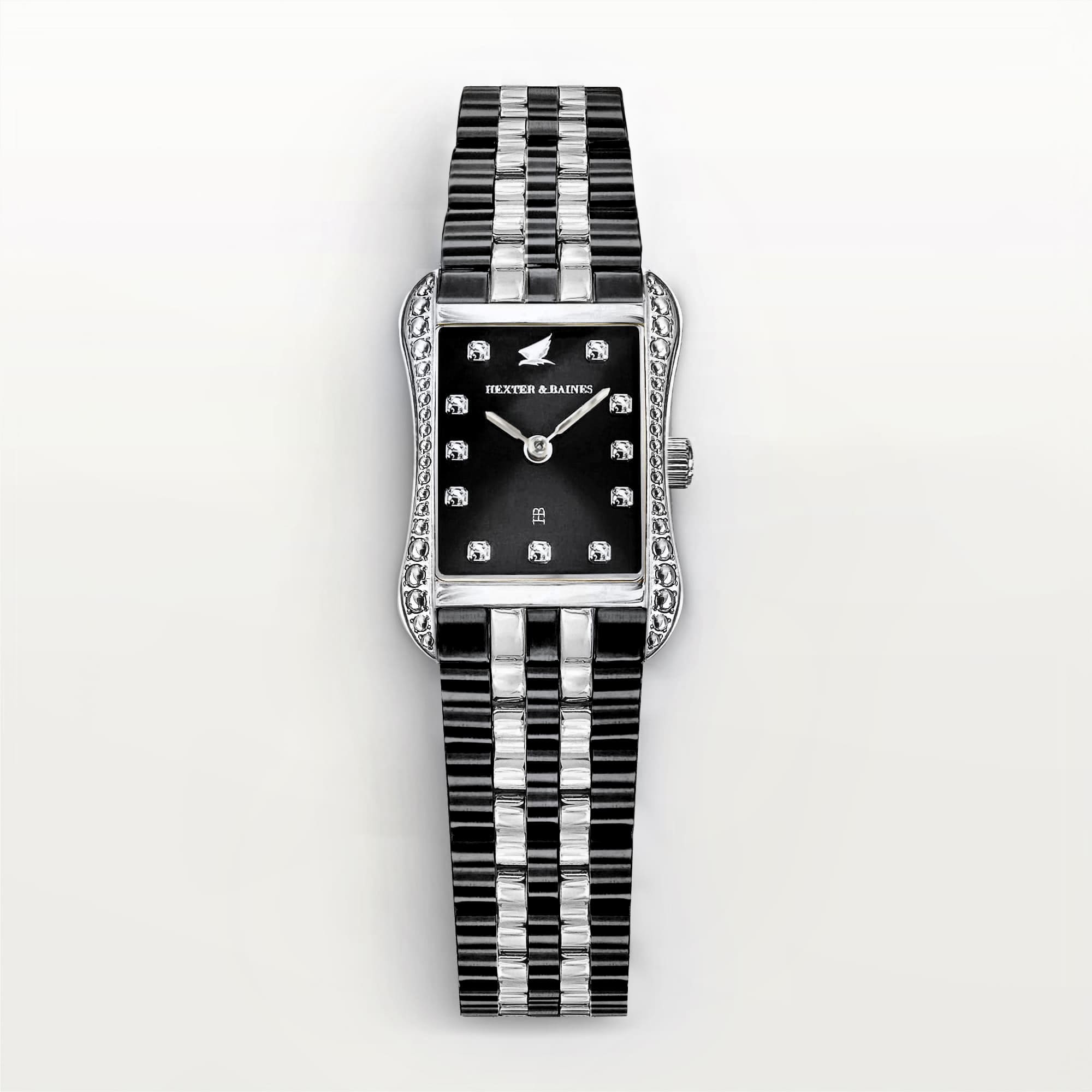 H&B Cronvas Black, Silver - Hexter & Baines