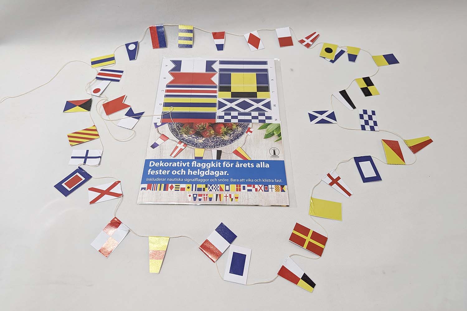Nautical Code flags stickers 28x43 mm - Flaggfabriken National