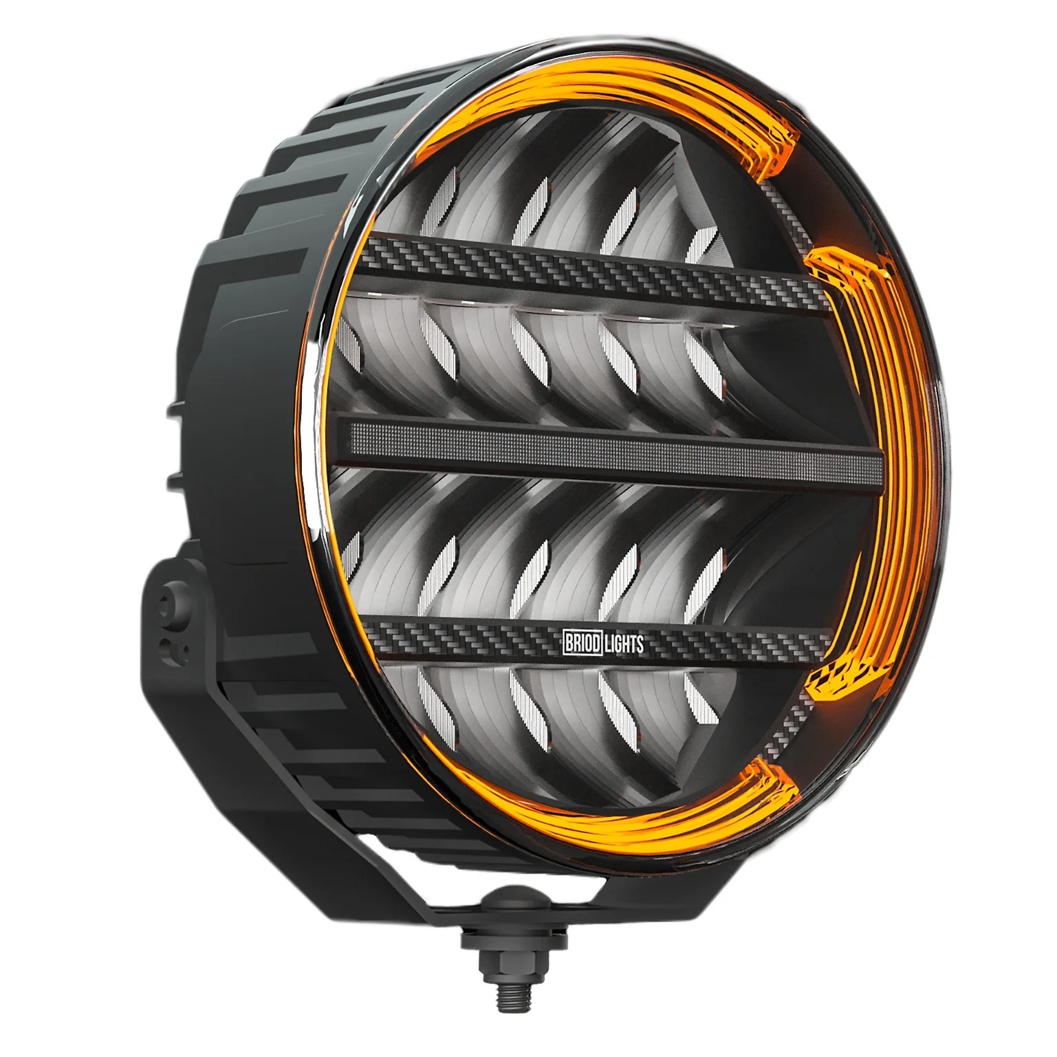 BriodLights Olympus 9 LED Driving Light | Black - Extraljuskungen.com