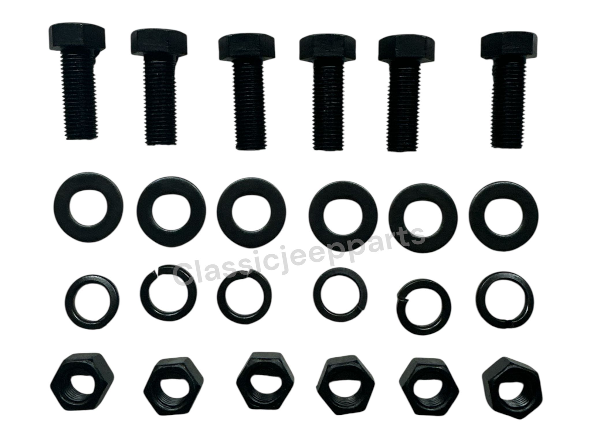 Gearbox crossmember bolt set Willys MB