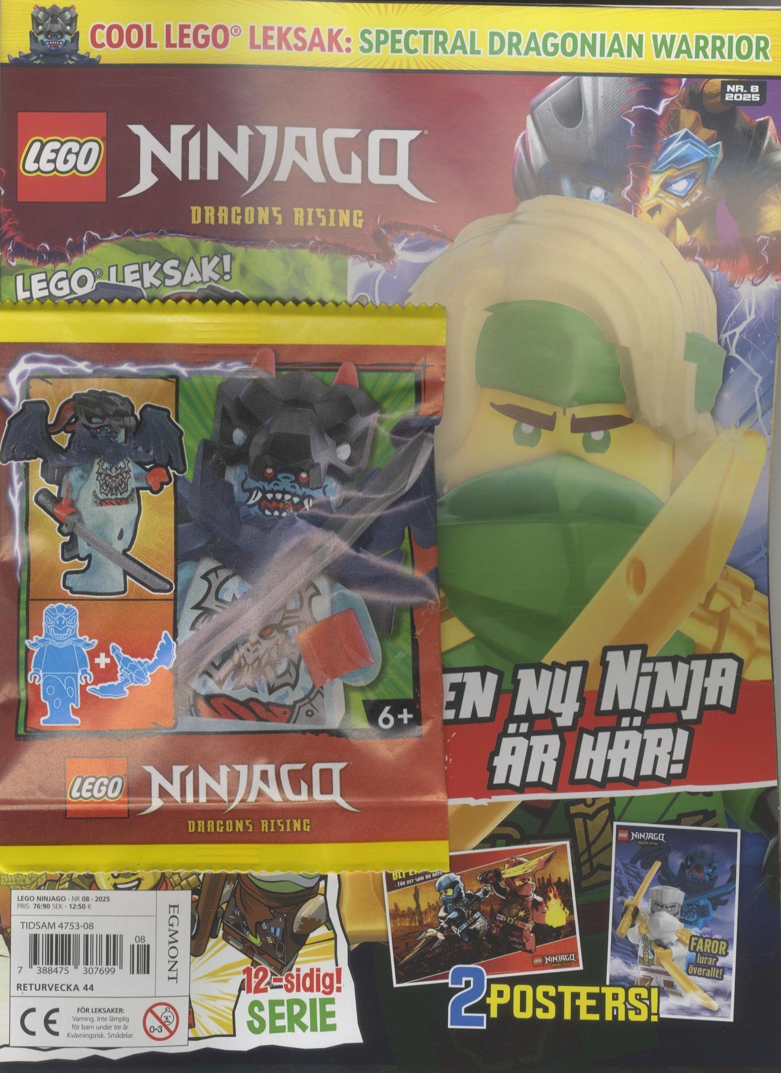 LEGO Ninjago nr 8 2025, Spectral Dragonian warrior - Seriekällaren