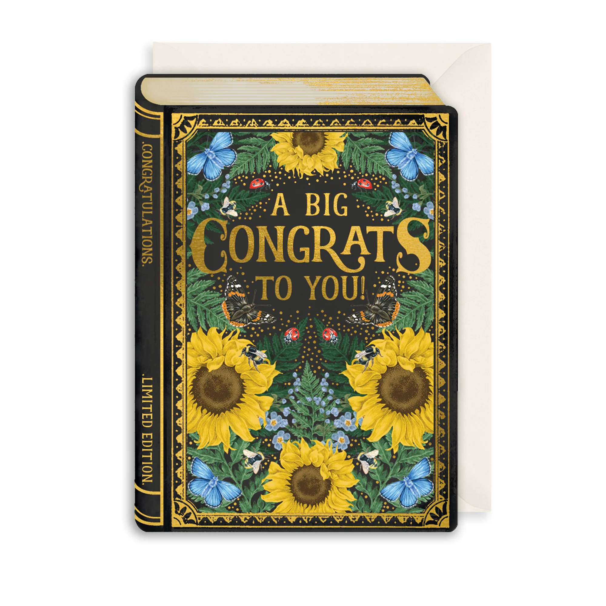 A Big Congratulations! Book Greetings Card - paperme.se