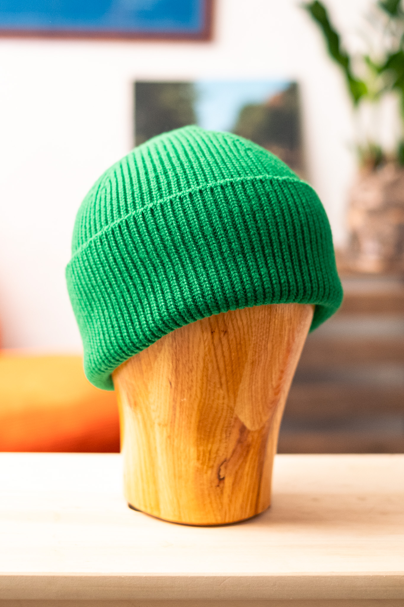 Nitto Knitwear - Ara Hat Wool Vert Pomme - Göteborg Manufaktur