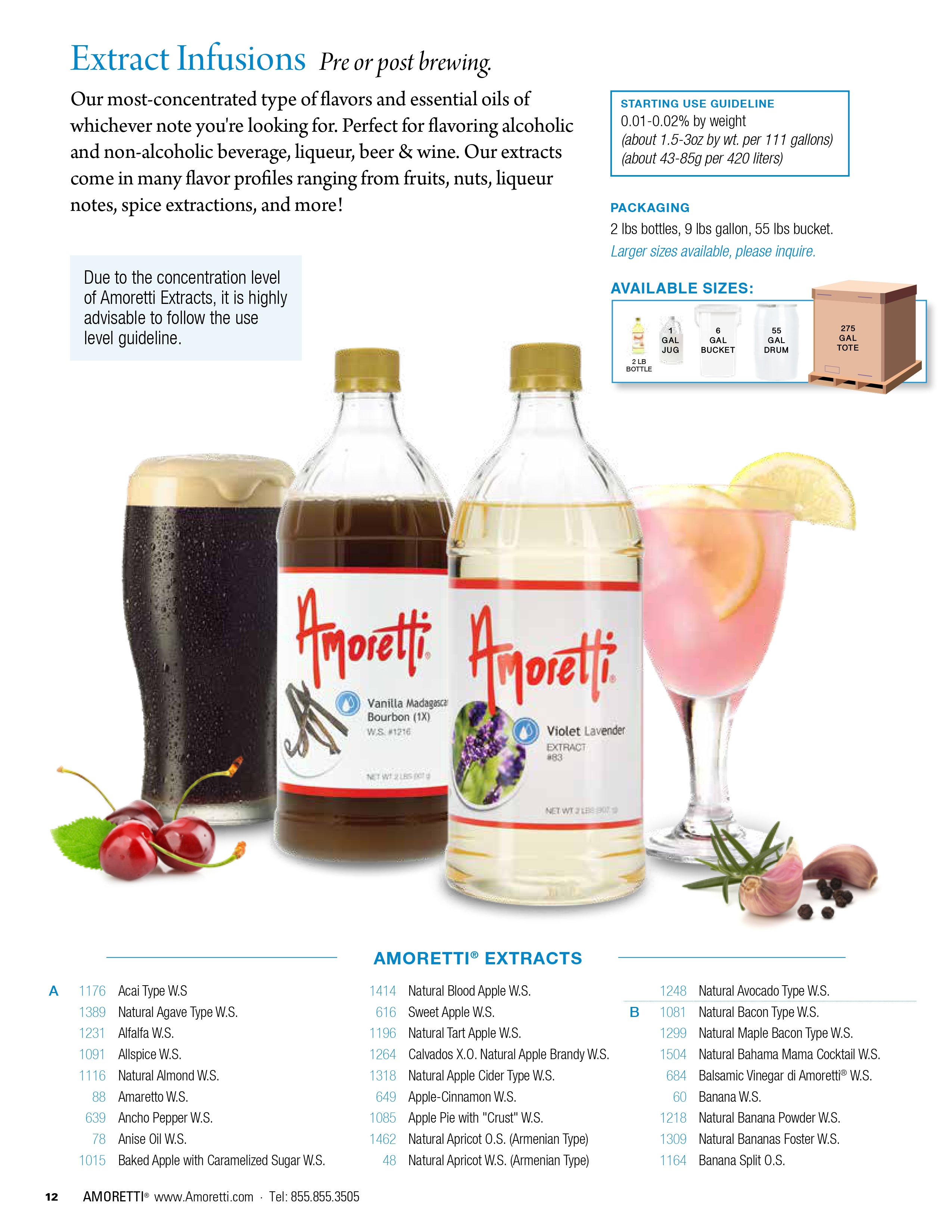 Amoretti Extract - Mr. Malt for Breweries