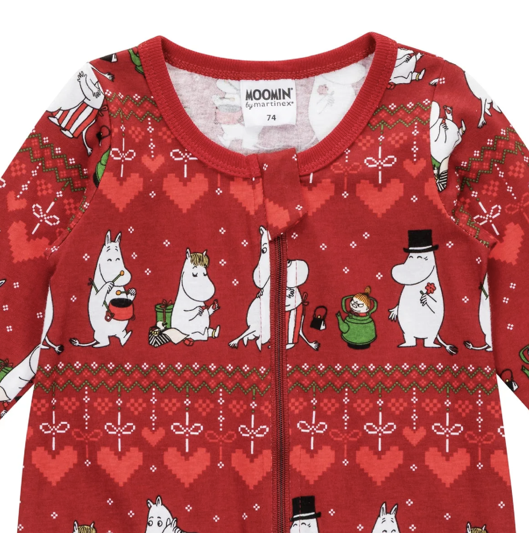 Mysbod.se - Mumin Bebis Julpyjamas - Vinterhjärta (Finns även för herr ...