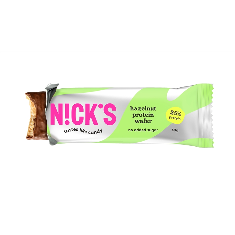 Proteiinivohvelipatukka Nick's hasselnut - Pyssel