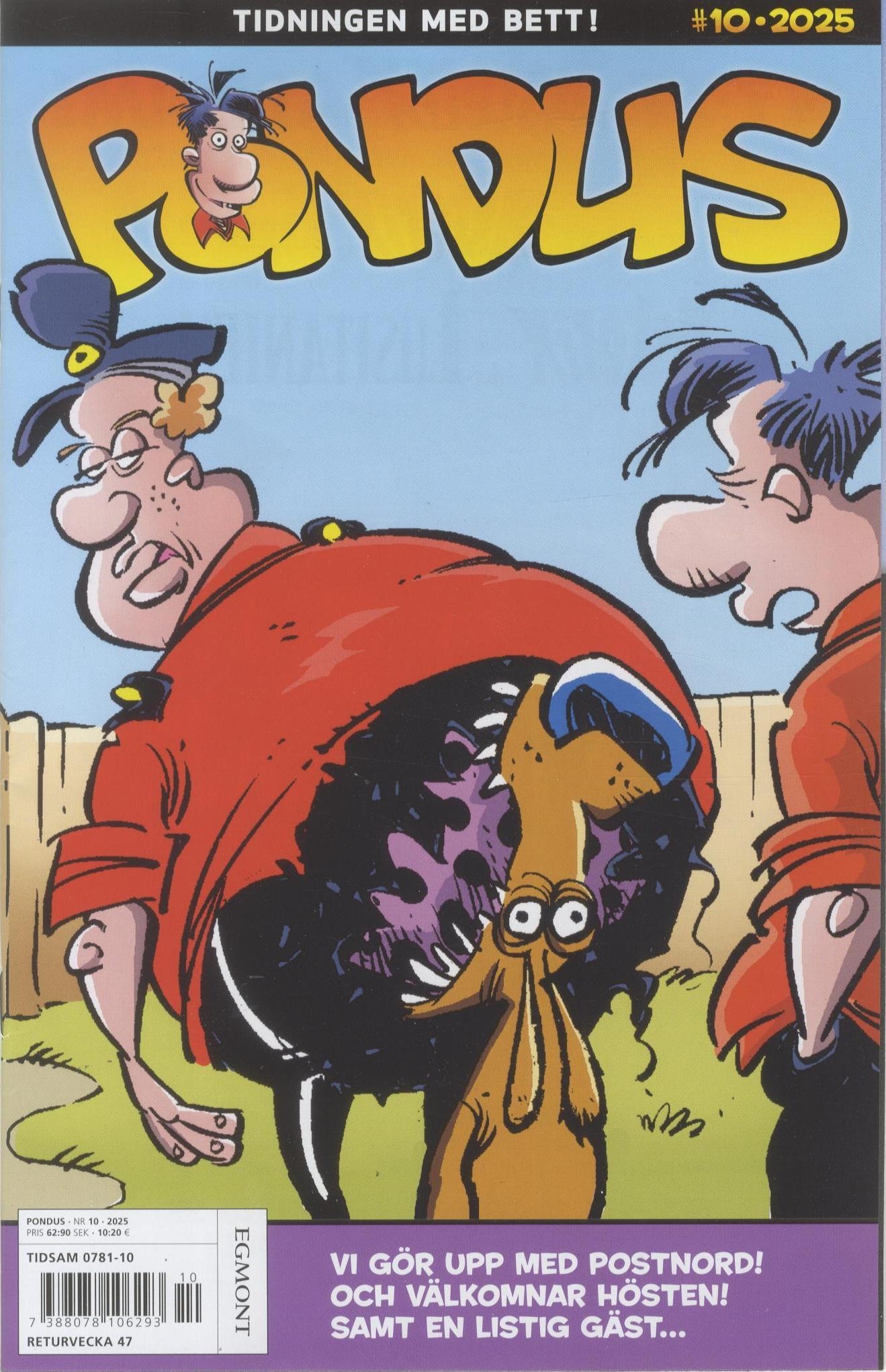Pondus nr 10 2025, Tidningen med bett i! - Seriekällaren