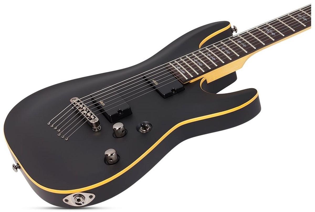 Schecter Demon-7 Aged Black Satin